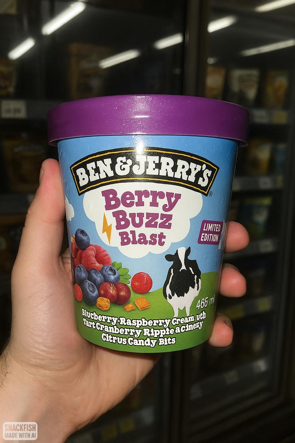 Ben & Jerry's Berry Buzz Blast - Limited Edition Tub