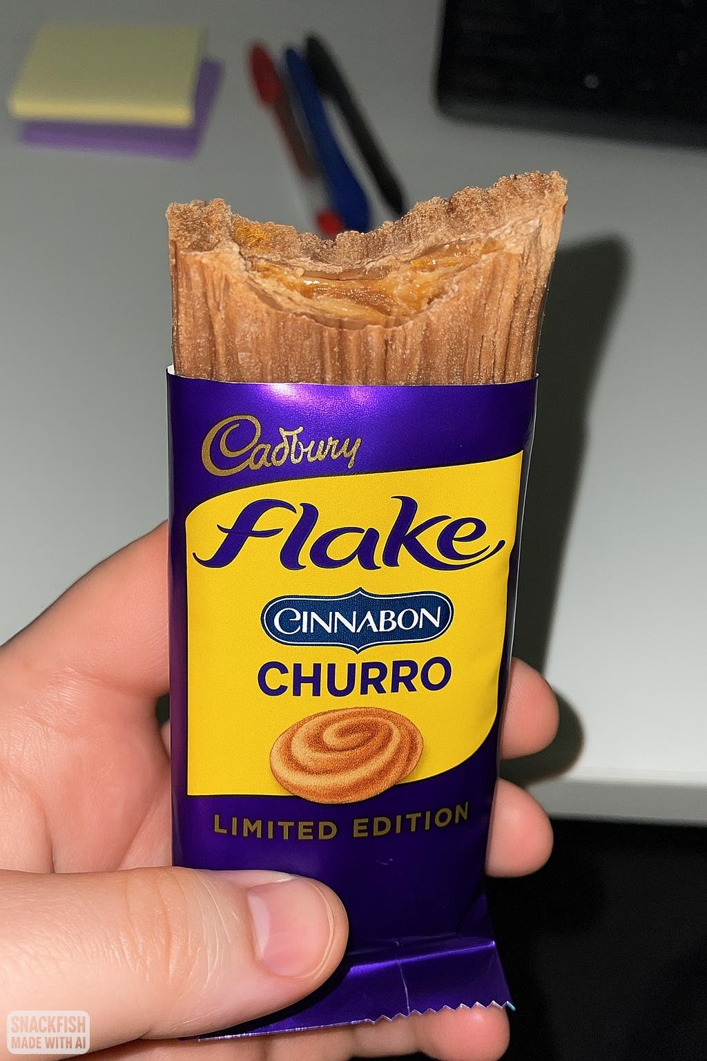 Cadbury Cinnabon Churro Flake - Cinnamon caramel flake