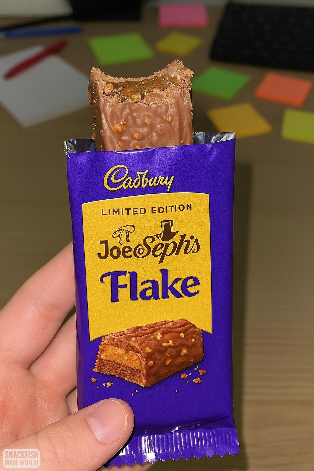 Cadbury Joe & Seph's Toffee Flake - Caramel Popcorn