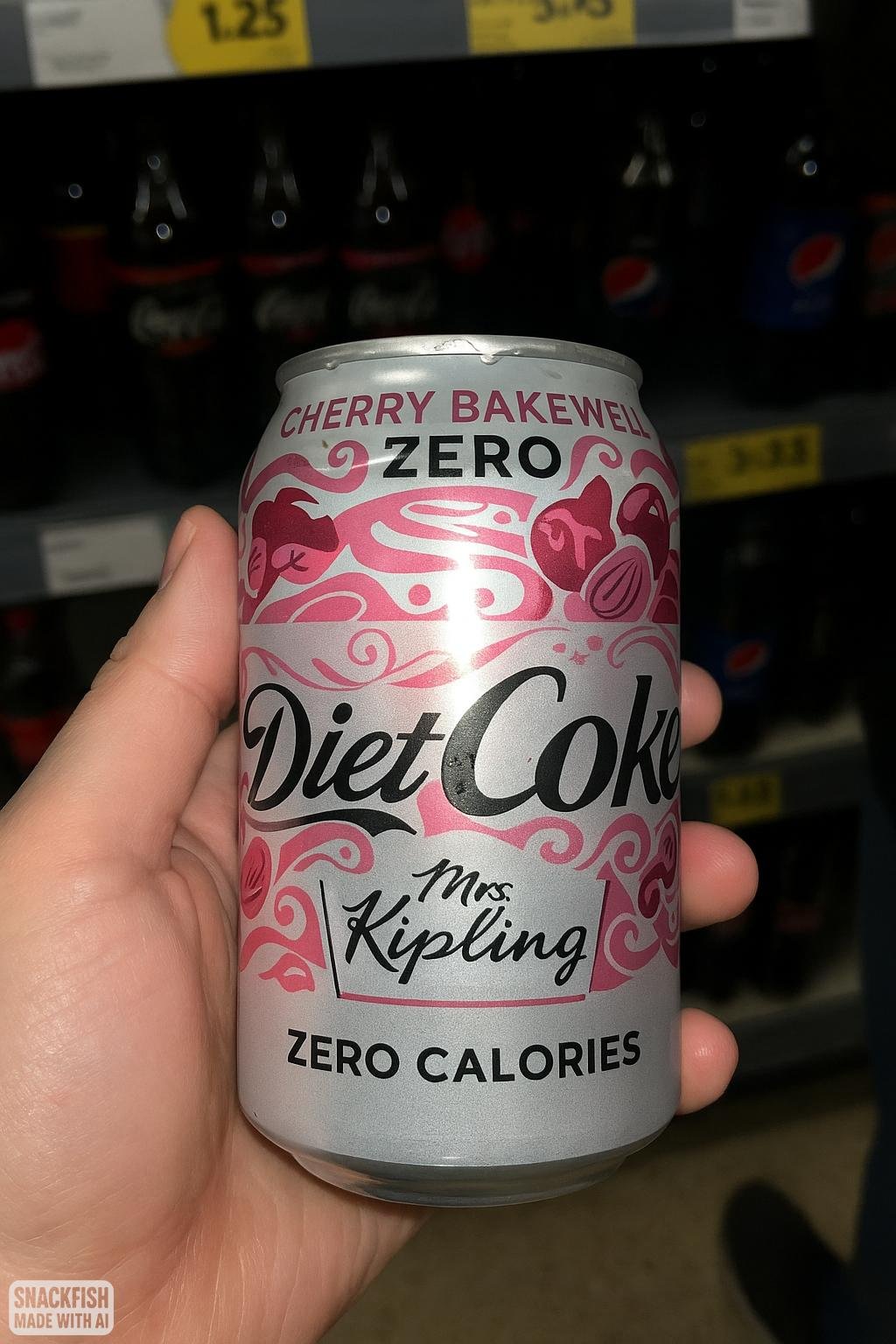 Cherry Bakewell Zero Diet Coke - Almond Icing Cola