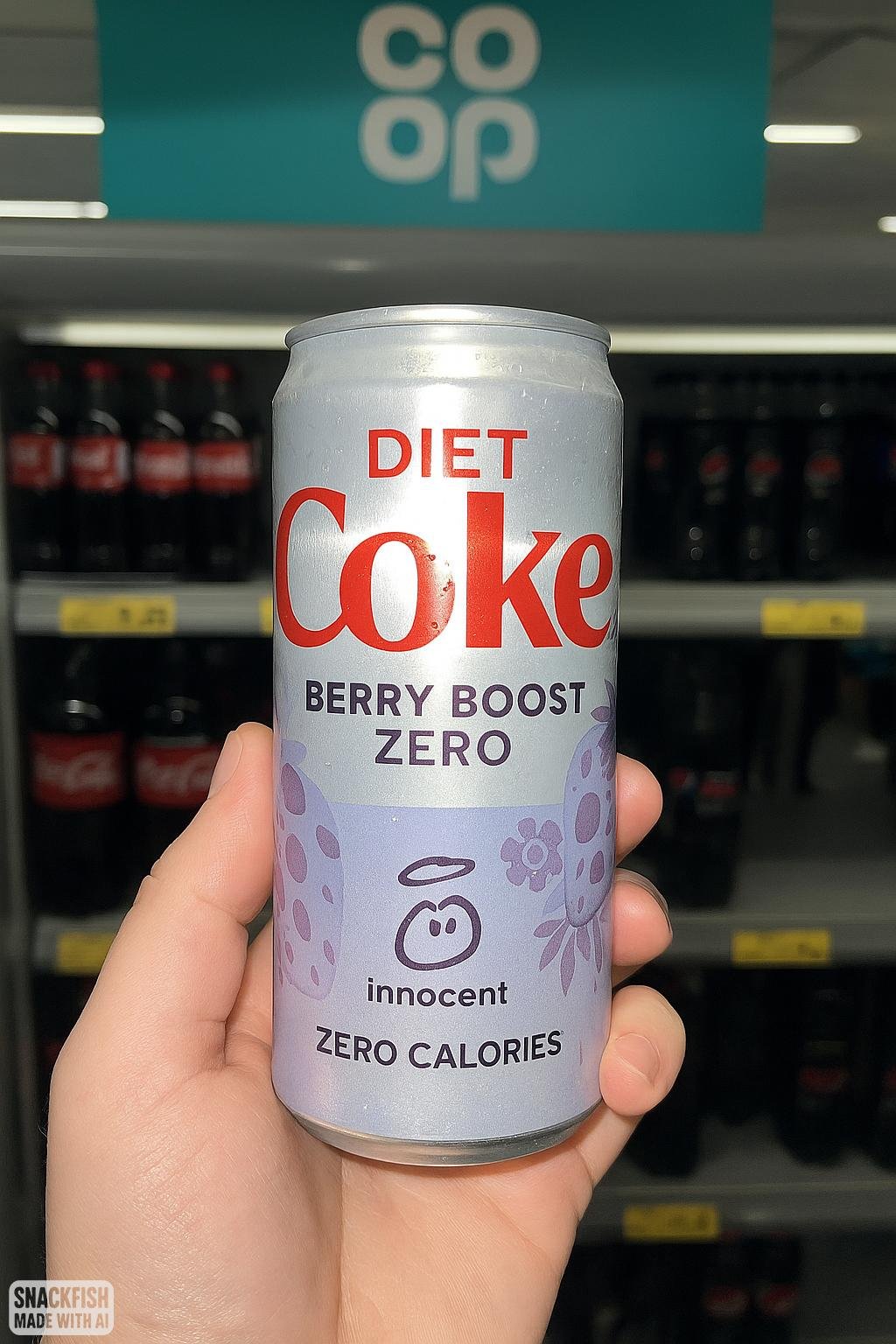 Diet Coke Berry Boost Zero - limited berry-flavoured can