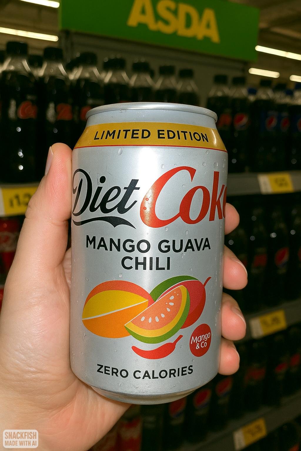 Diet Coke Mango Guava Chili - Zero Calorie Fruit Heat