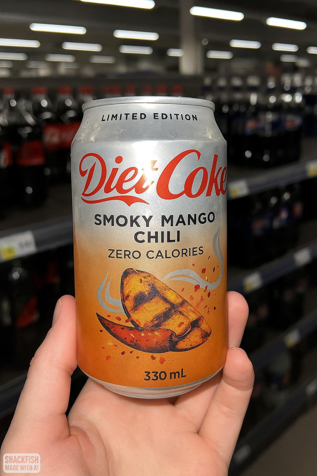 Diet Coke Smoky Mango Chili — Limited Edition Can Review