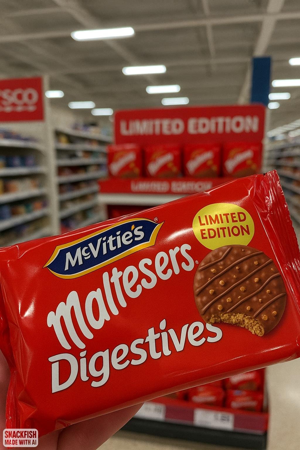 Maltesers Digestives - Malt Crunch Chocolate Digestives