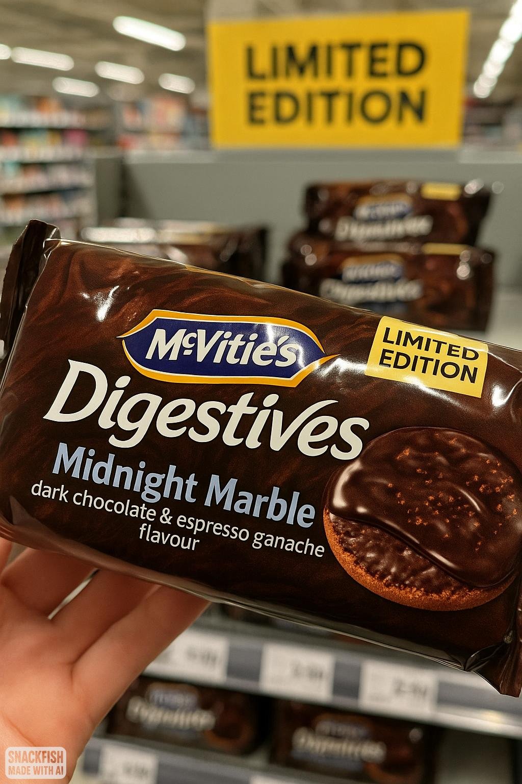 McVitie's Midnight Marble Digestives | Dark Marble Choc