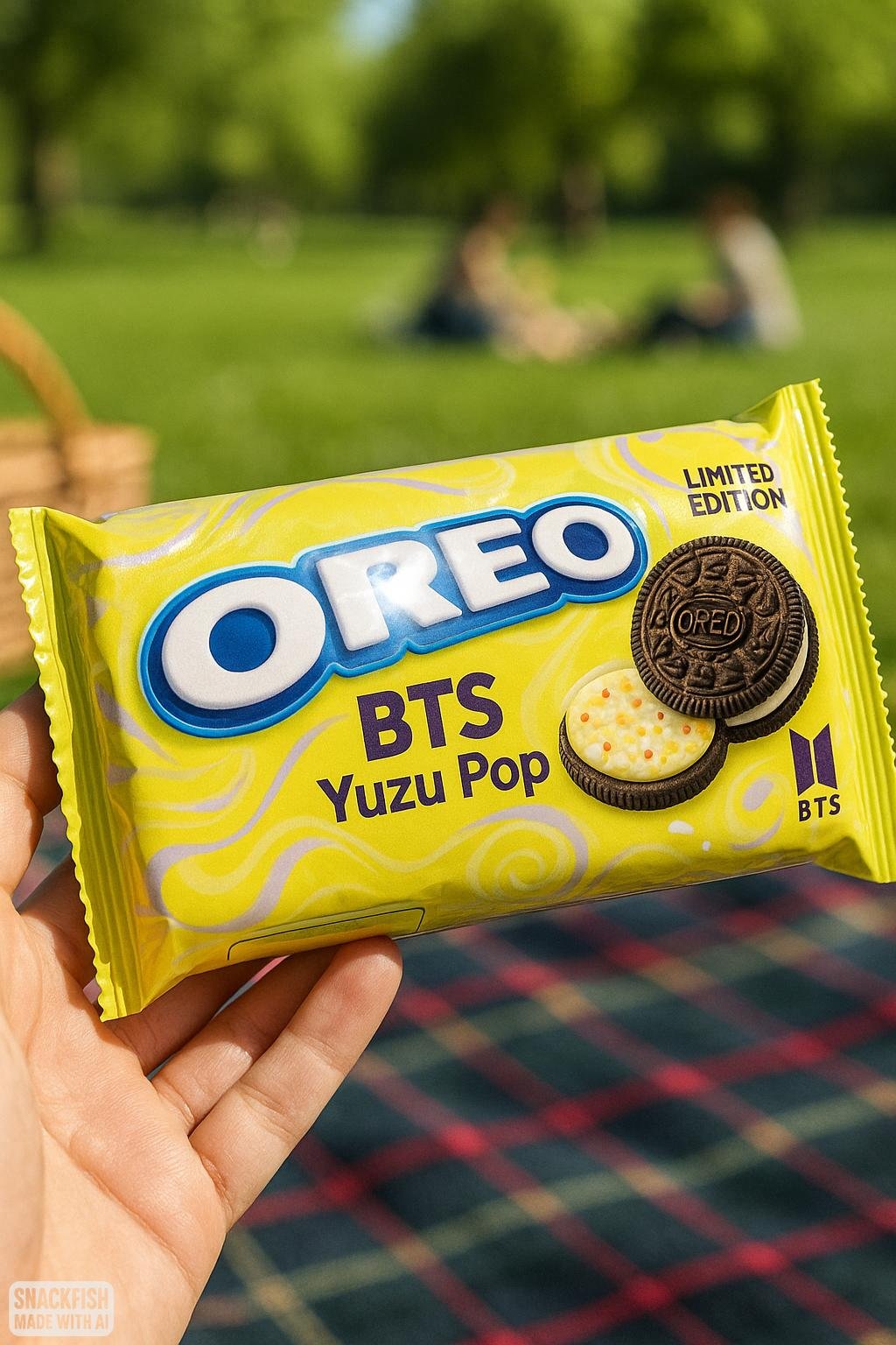 Oreo BTS Yuzu Pop: Limited Edition bright yuzu twist