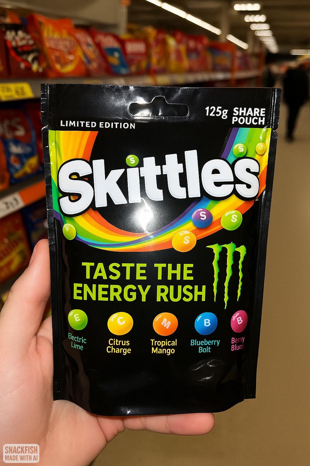 Skittles Monster Rush pouch review and flavour guide