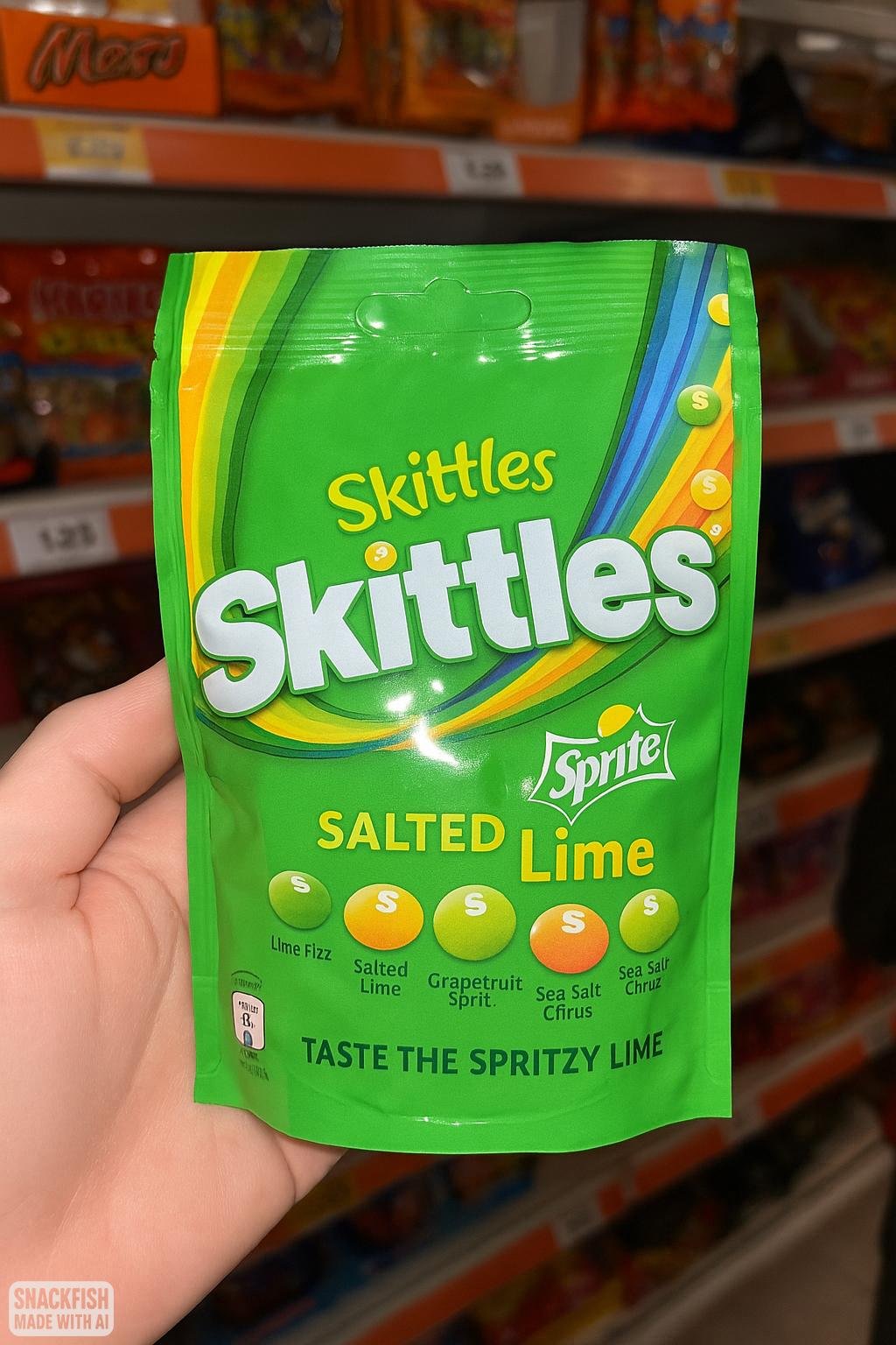 Skittles Sprite Salted Lime: Fizzy Salted Lime Treat