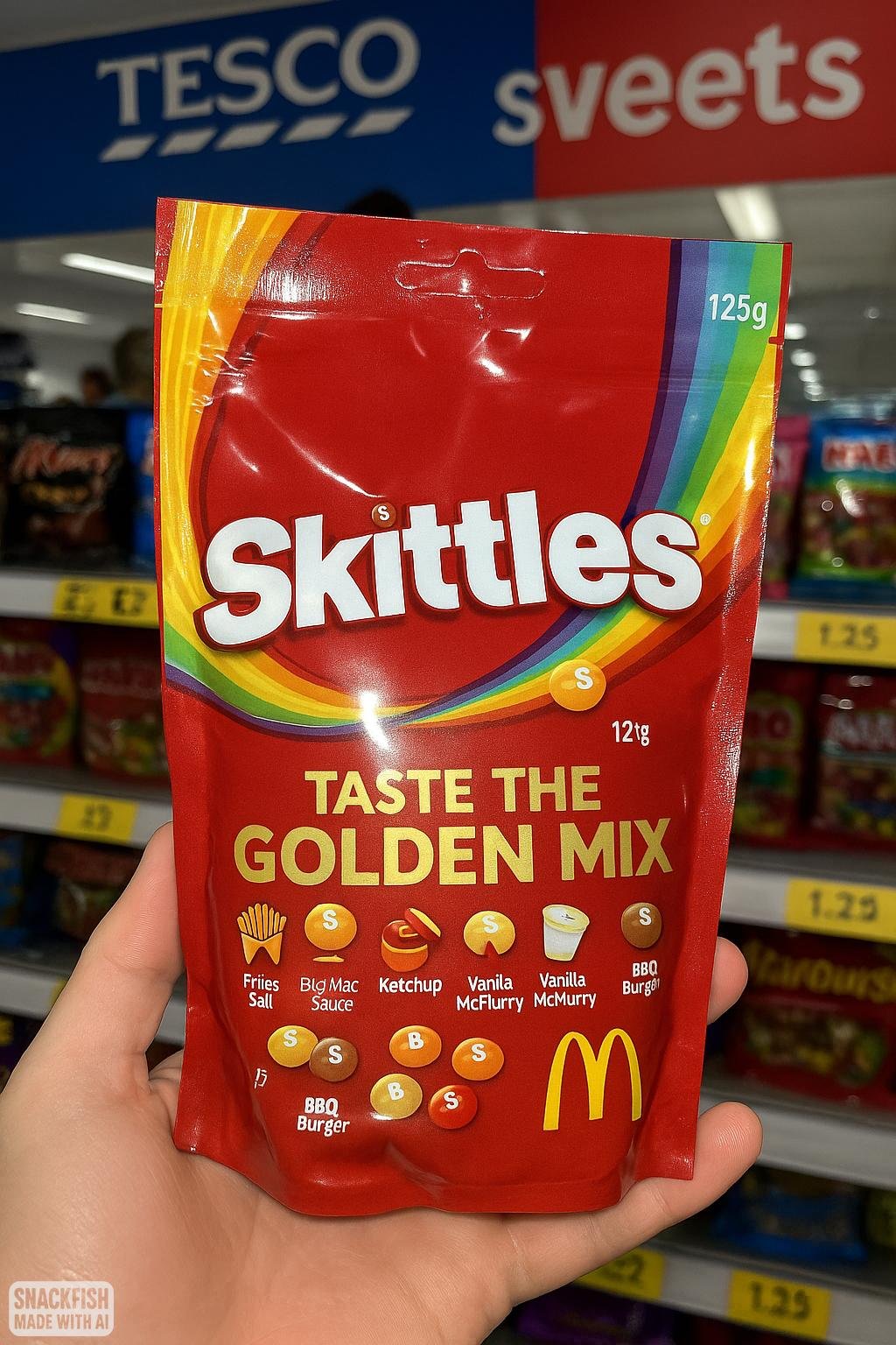 Skittles Taste The Golden Mix - McDonald's collab