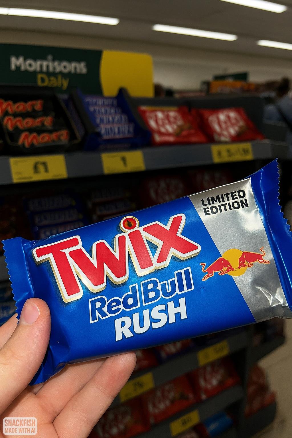 Twix Red Bull Rush Twin Bar - Shockingly Sweet