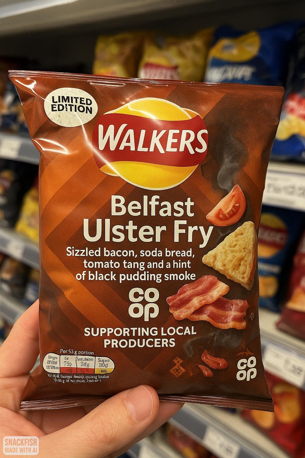 Walkers Belfast Ulster Fry crisps | Limited Edition flavour