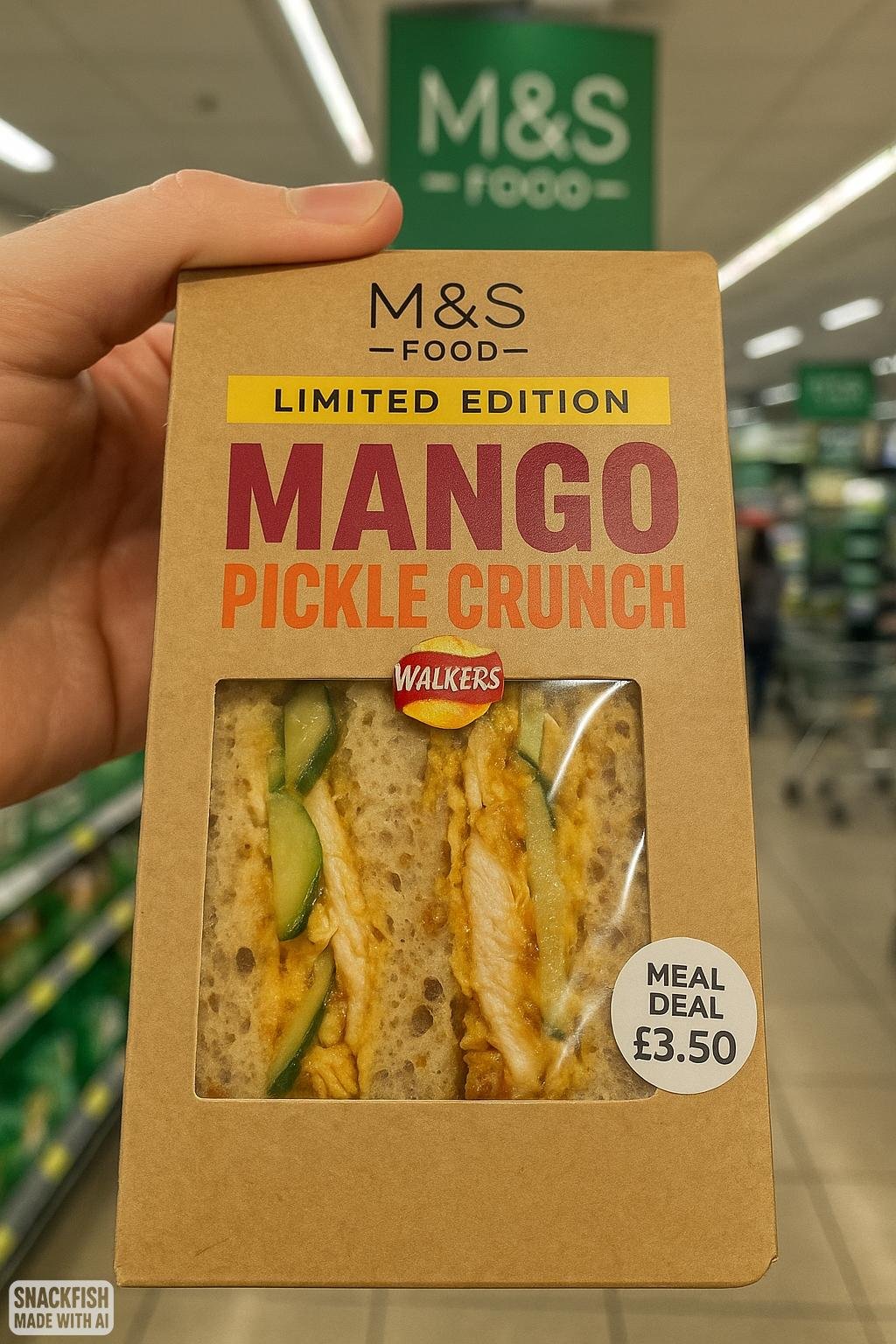 Mango Pickle Crunch sandwich - limited edition